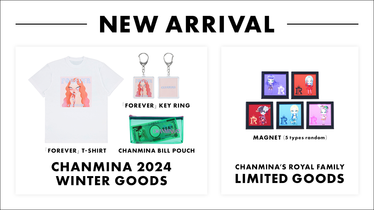 CHANMINA OFFICIAL STORE リニューアルオープン・新商品販売のお知らせ｜CHANMINA OFFICIAL SITE